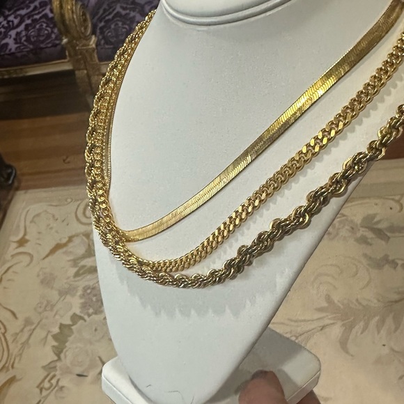 Accessories | Multi Combo Chain 3 In One Necklace | Poshmark